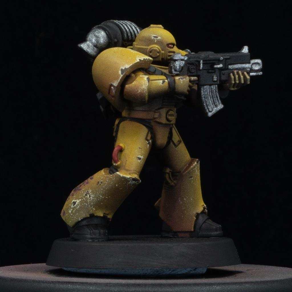 Tabletop Archive | Tutorial - Imperial Fist Space Marine MK6 armor