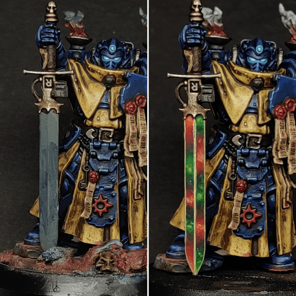 Tabletop Archive | Tutorial - Librarian Power Sword