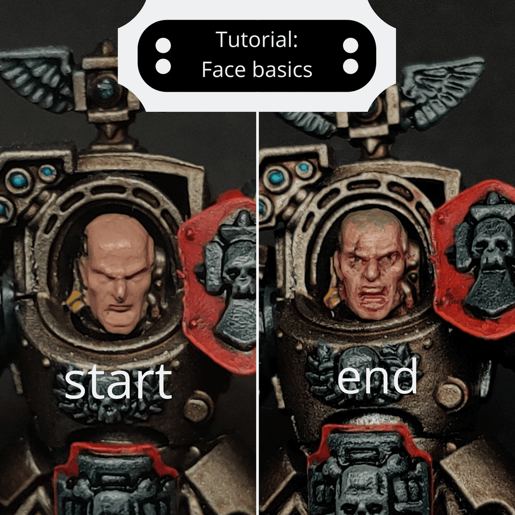Tabletop Archive | Tutorial - Space marine face